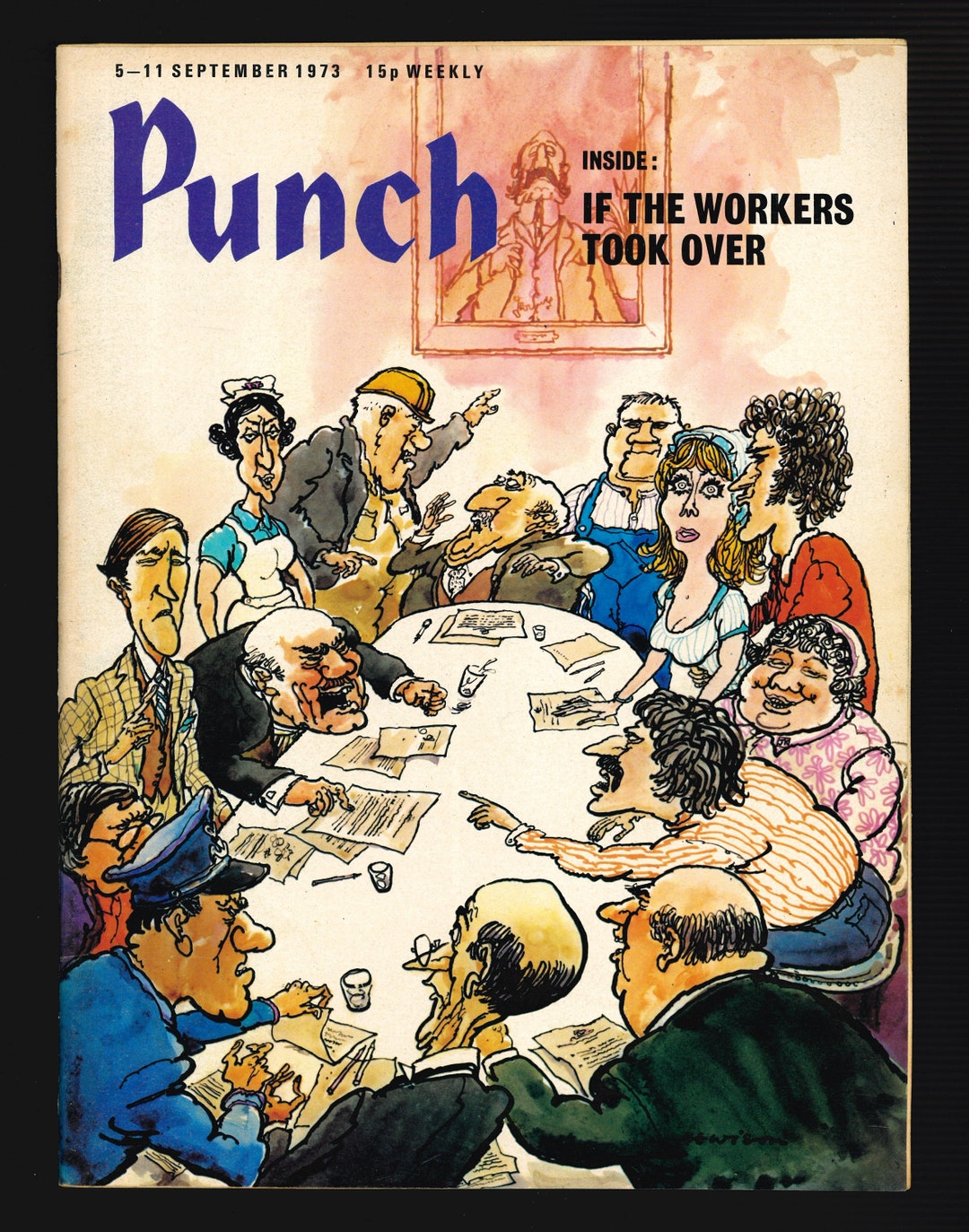 Punch Sep 1973 Bundle of 4 Copies Vintage Original Satire Magazine - Etsy