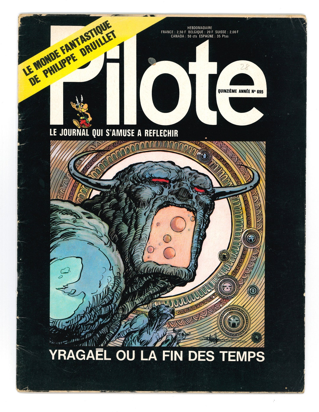 Pilote No 695 1972 French Comic Magazine - Etsy