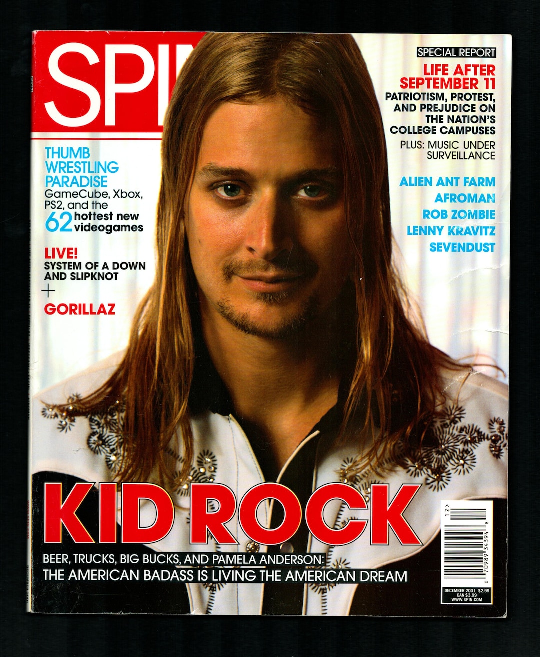 Spin Dec 2001 Music Magazine. - Etsy