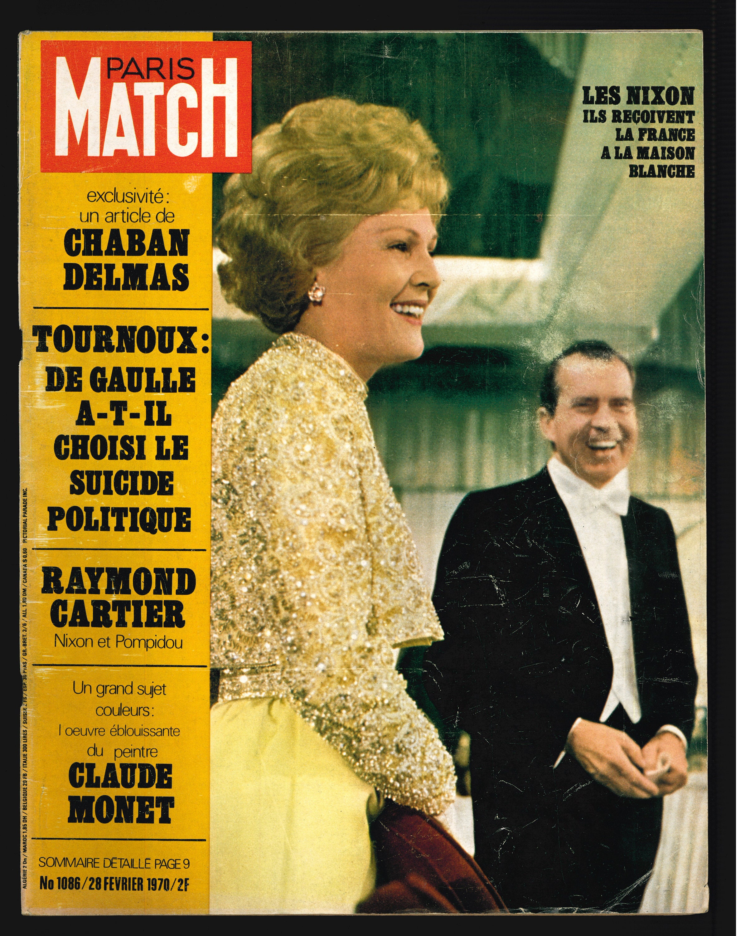 Paris Match Jan - Feb 1970 Original Vintage Magazine - Etsy
