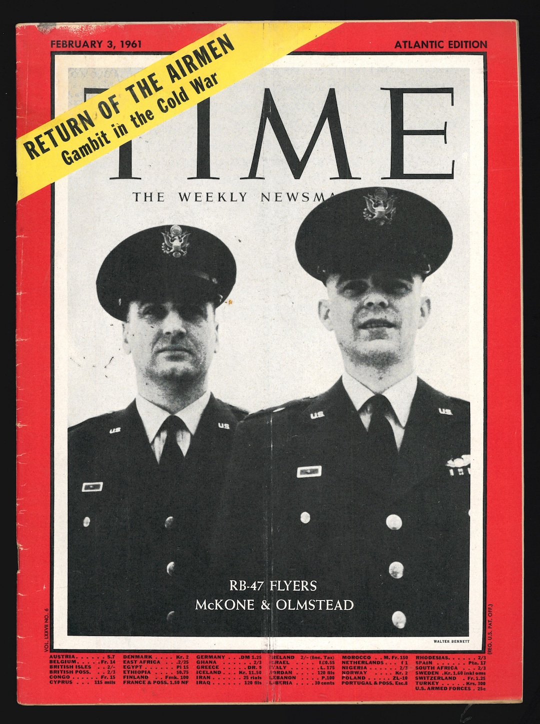 TIME FEB 3 1961 RB-47 Flyers - Etsy