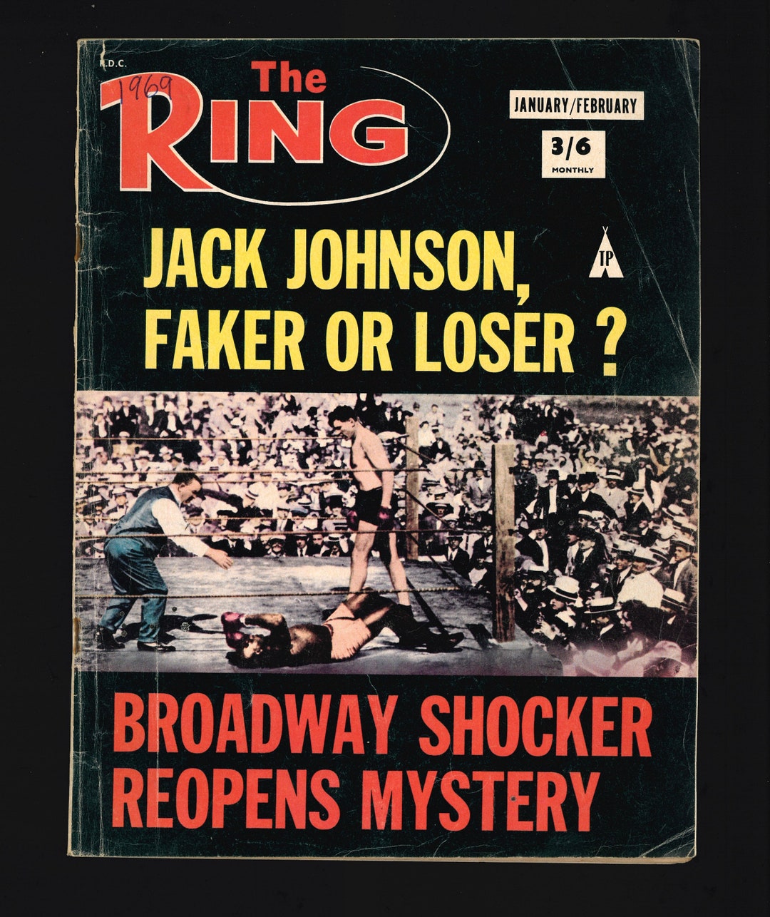 The Ring 1969 Boxing Wrestling Fighting Original Vintage Rare Magazine ...