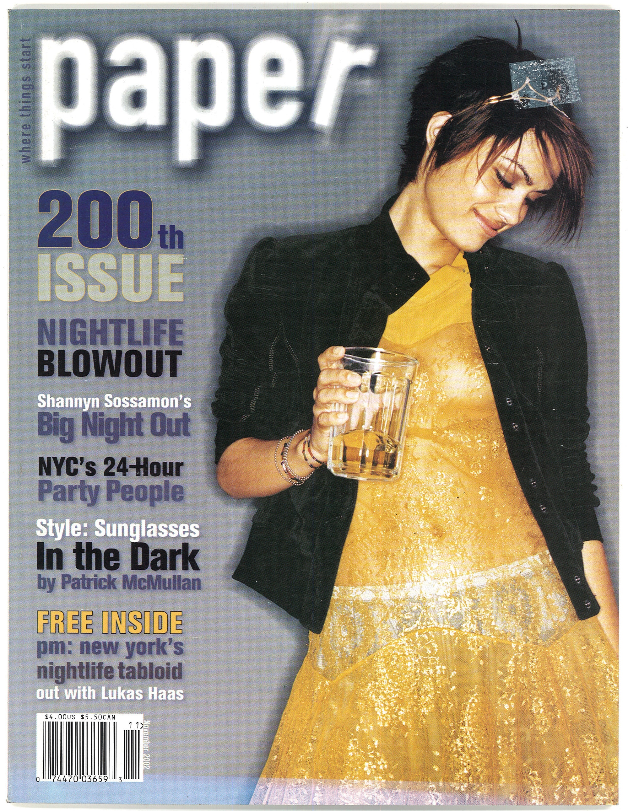 Paper Nov 2002 US America New York City Original Fashion Pop Culture ...
