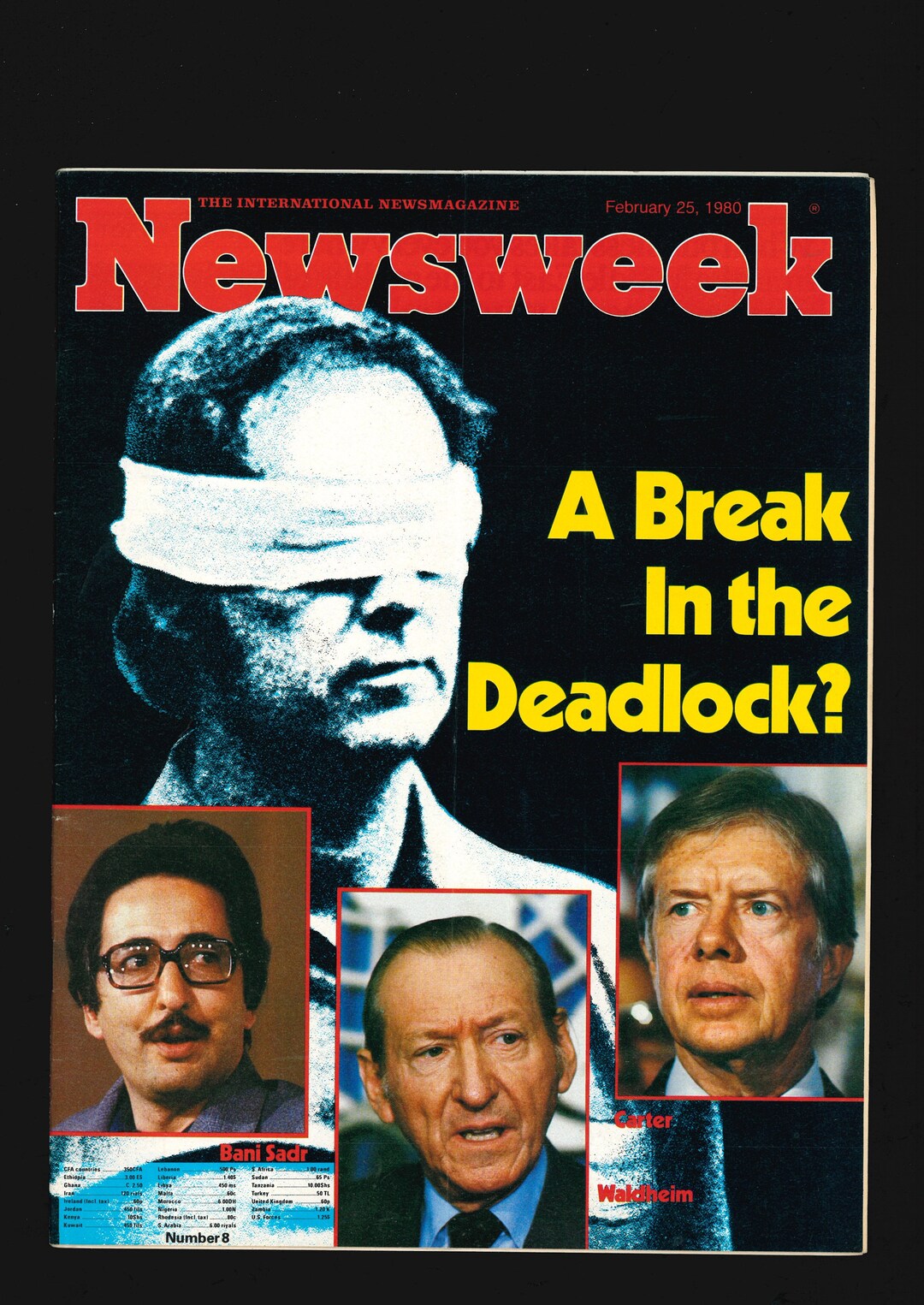 Newsweek Magazine February 25 1980 - A Break in the Dreadlock - Etsy