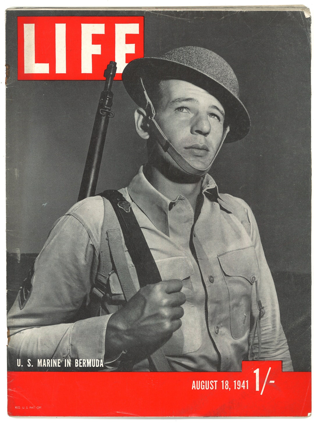 Life US vol 11 no 7 Aug 18 1941 American Original Vintage Weekly Magazine Gift 80th Birthday ...