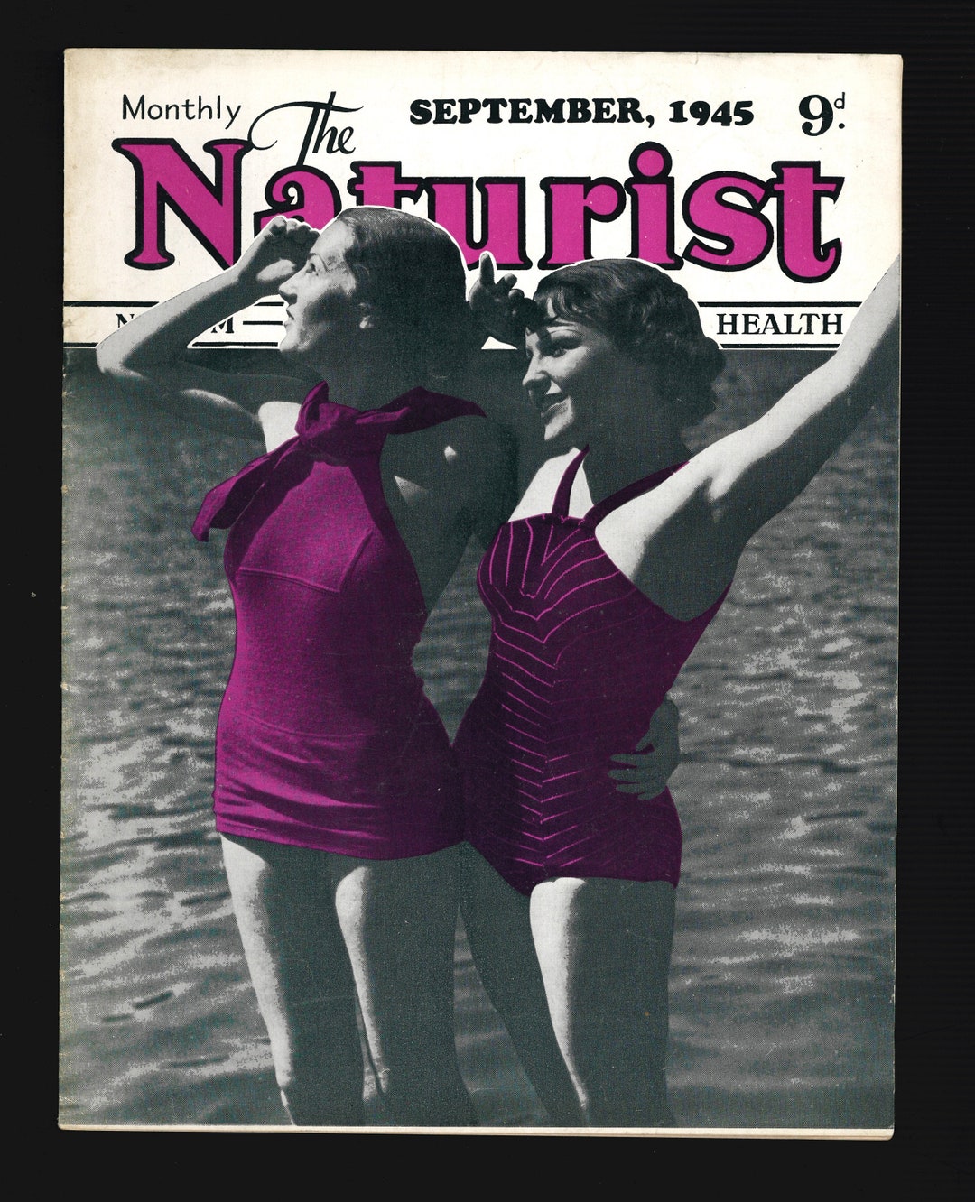 The Naturist Sept 1945 Original Vintage Magazine Nudism Physical Culture Health. - Etsy