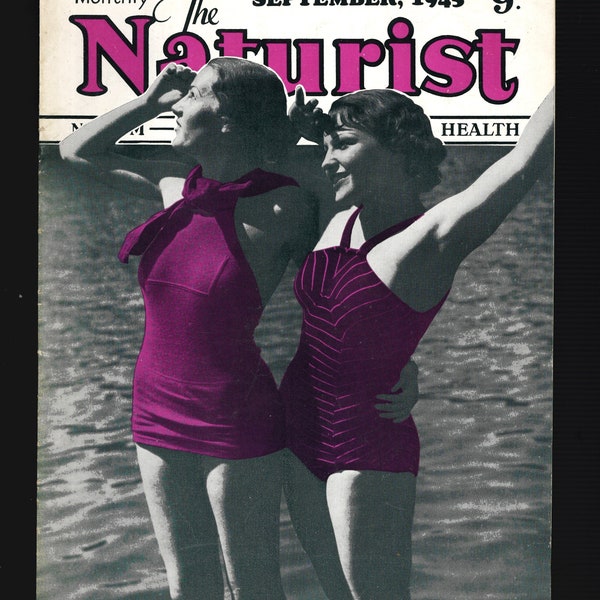 Vintage Naturist Magazines Etsy
