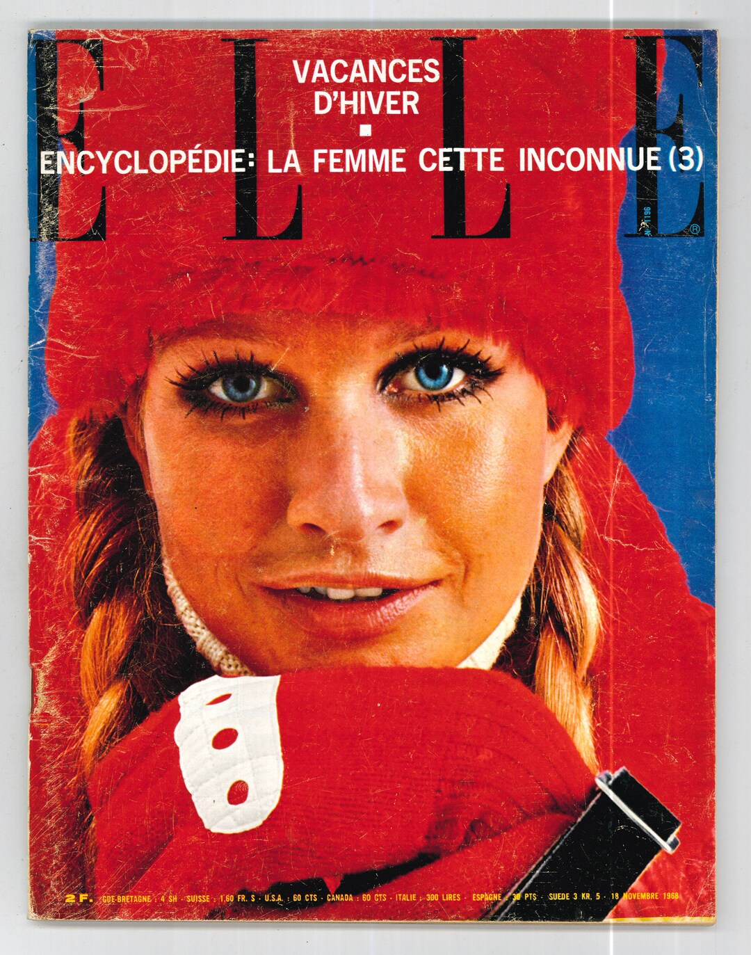 Elle Nov 18 1968 French Edition Vintage Magazine - Etsy