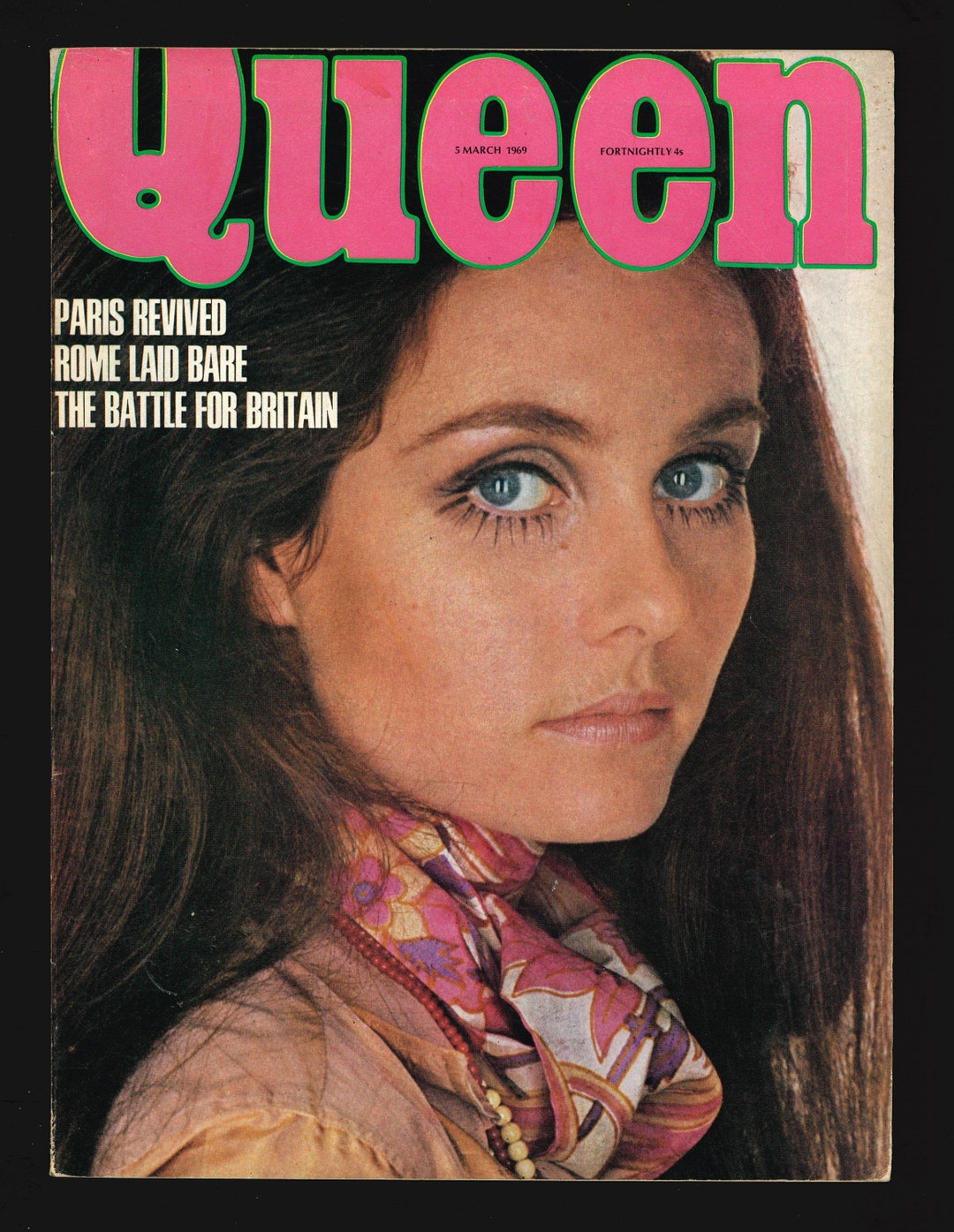 Queen Magazine March 5 1969 Original Vintage Fashion Magazine Anthea ...