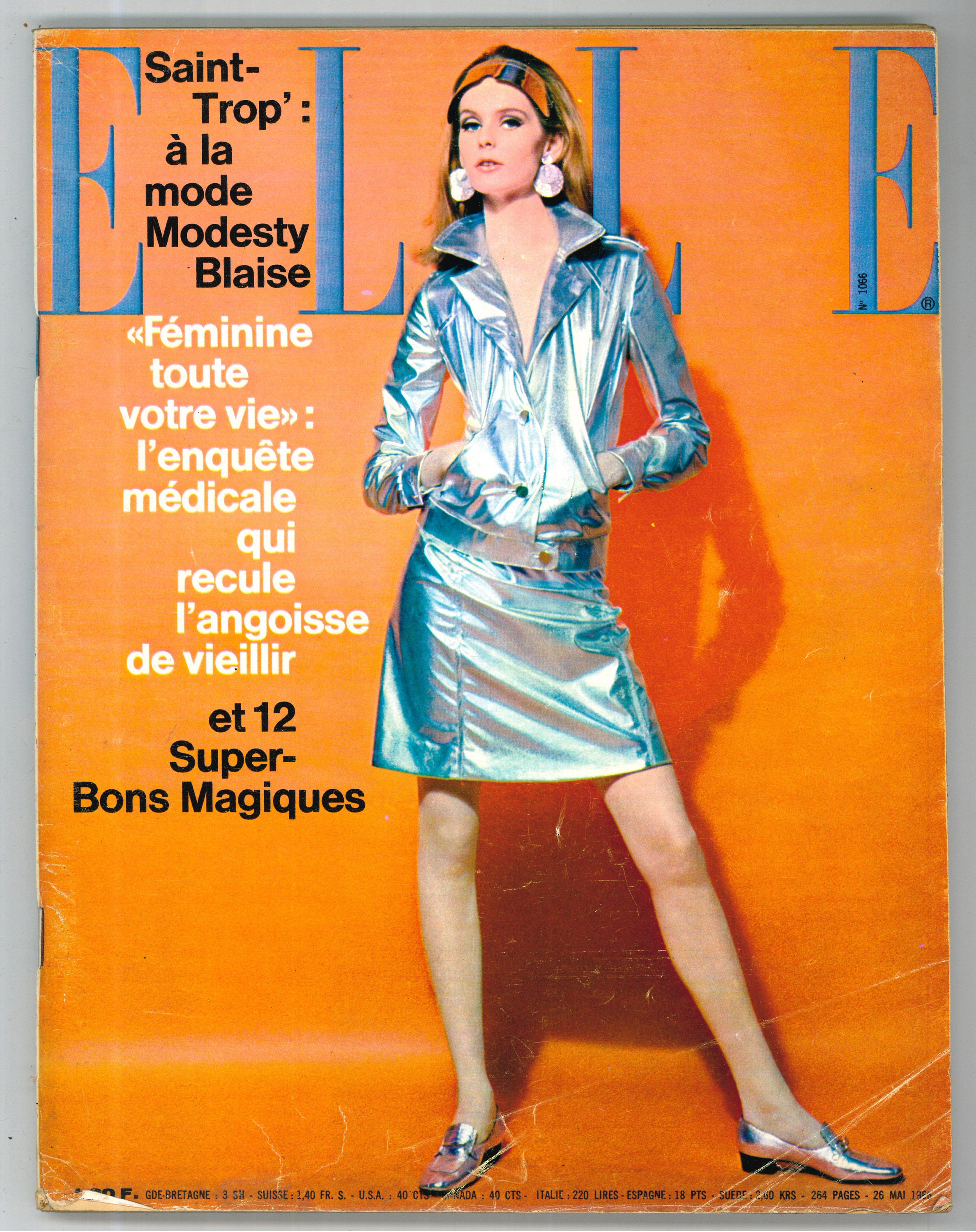 Elle May 26 1966 No 1066 French Original Vintage Fashion Magazine ...