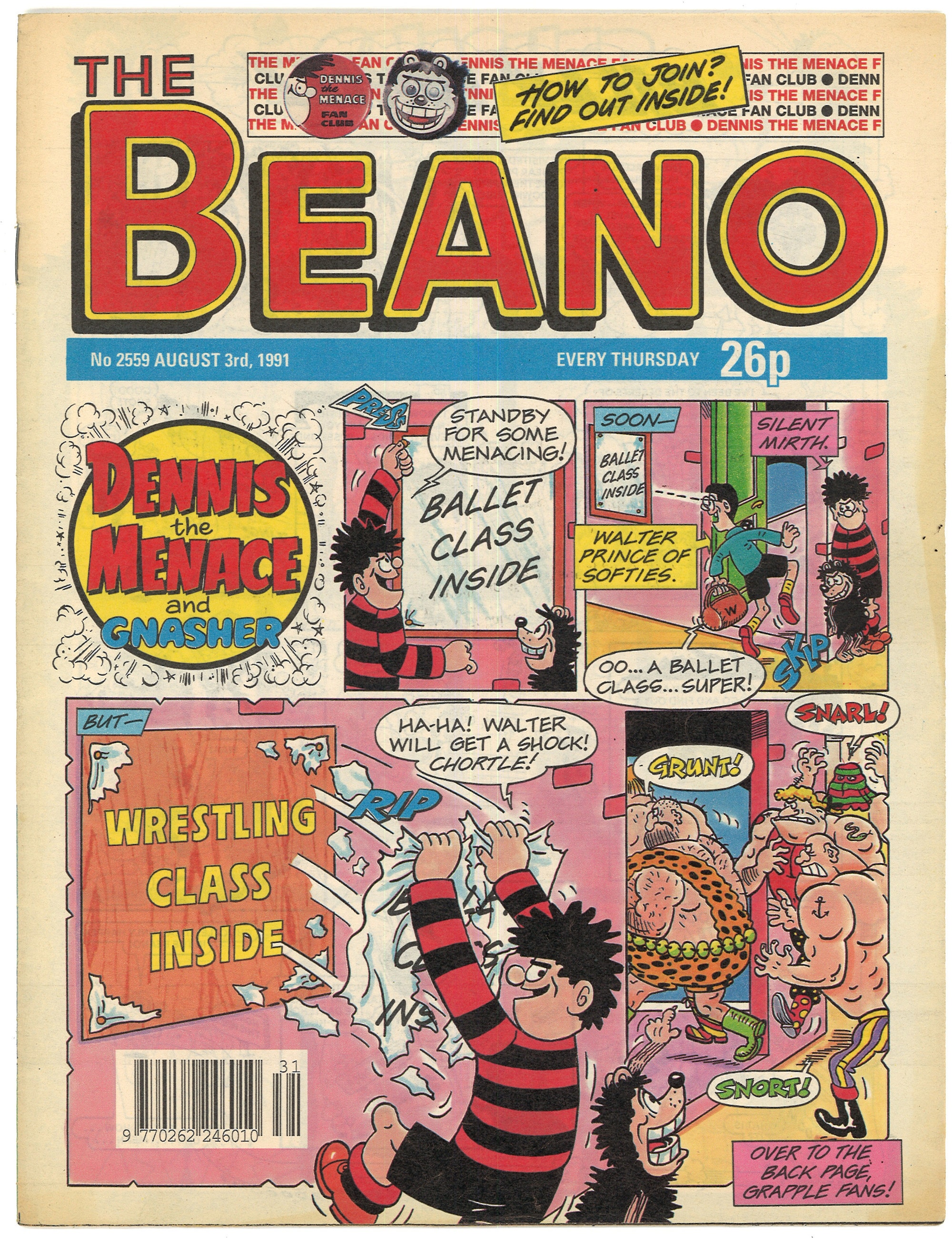 Beano no 2559 Aug 3 1991 UK Original British Vintage Comics | Etsy