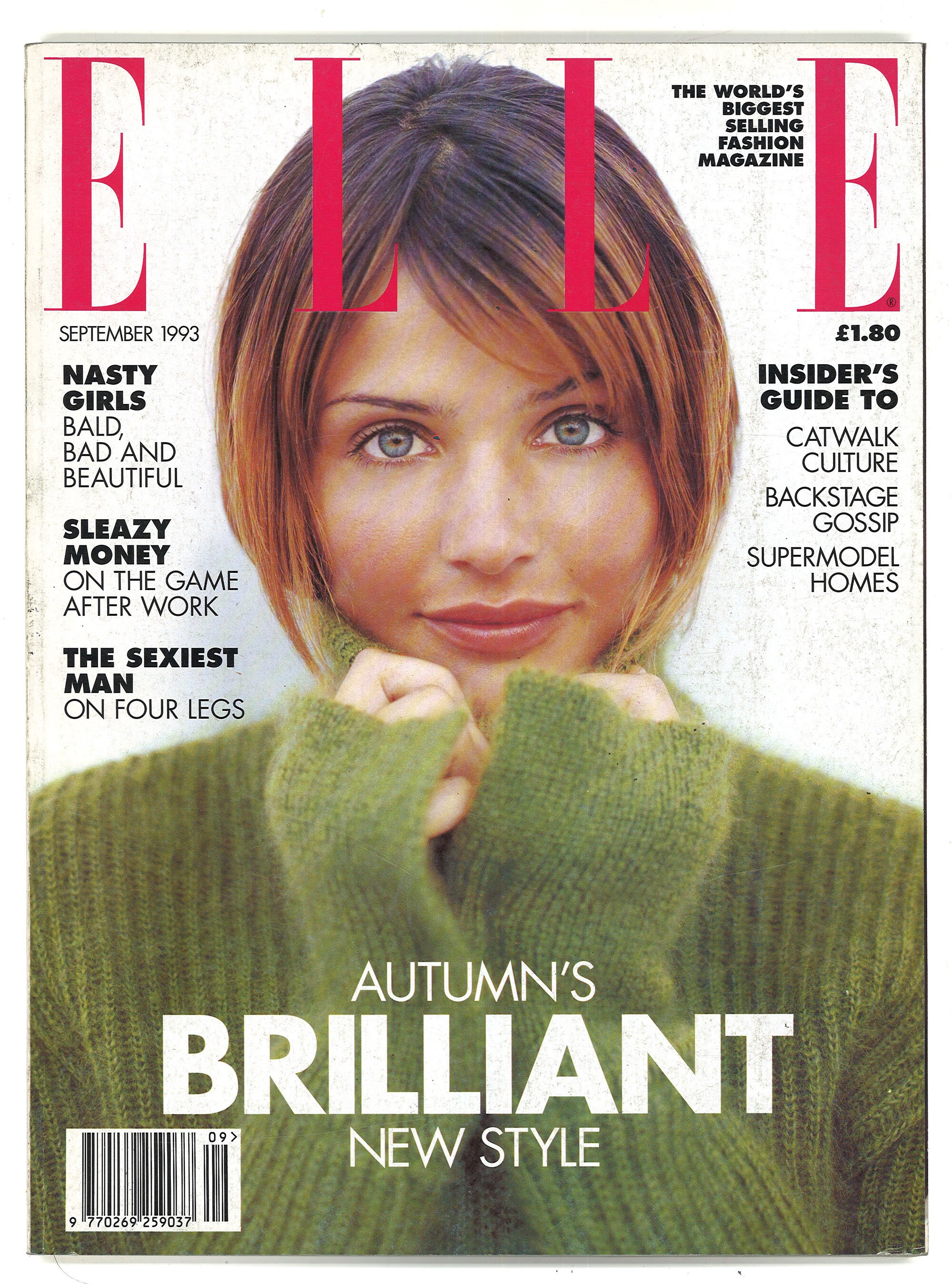 Elle UK Sept 1993 British Original Vintage Fashion Magazine | Etsy