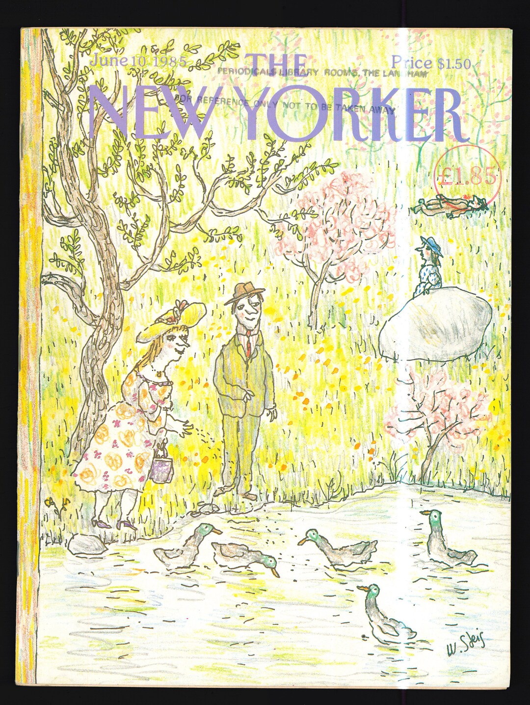 New Yorker June 10 1985 Original Vintage Magazine Cover: William Steig ...