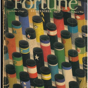 Fortune Magazine 1931 - 1939 Design Advertising Book Art Deco Vintage ...