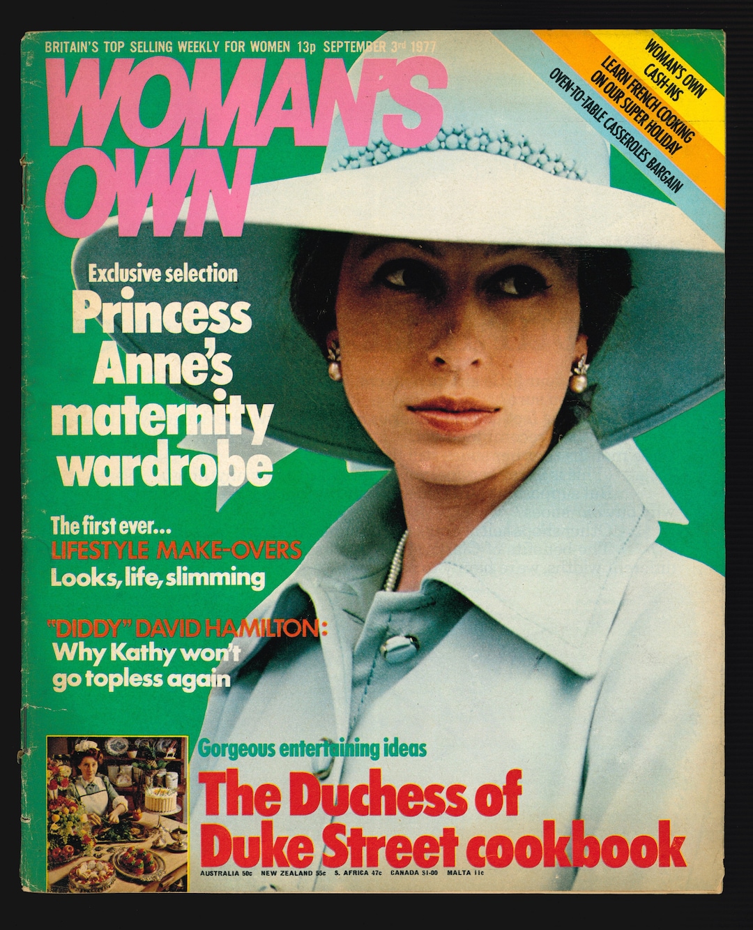 Woman's Own Sept 3 1977 Original British Vintage Weekly Women Magazine ...