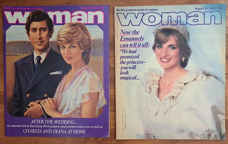 Royal Wedding Magazine Souvenir 1981 Princess of Wales Diana King ...