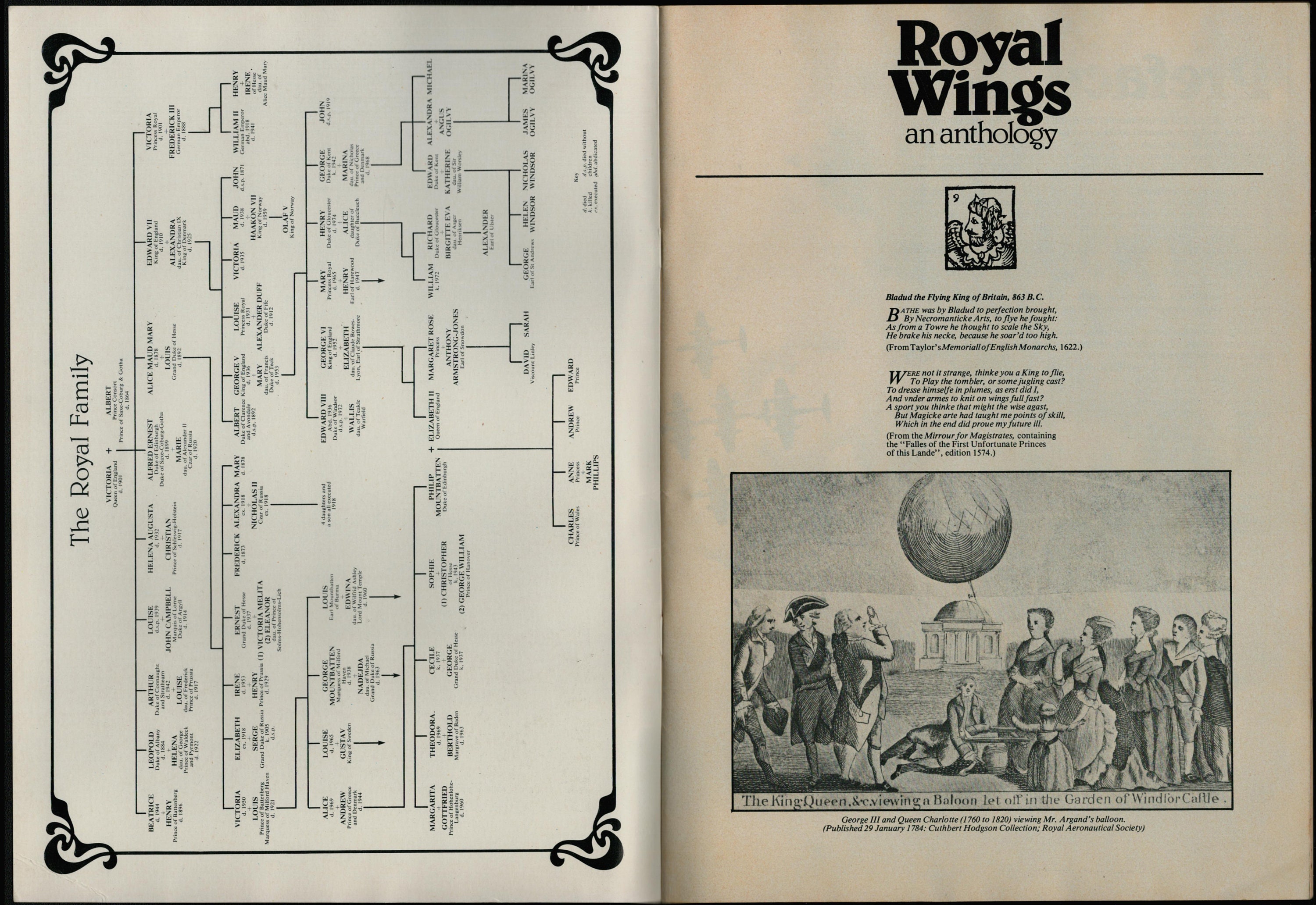 Royal Year Wings Through Five Reigns Souvenir Rare Magazine - Etsy