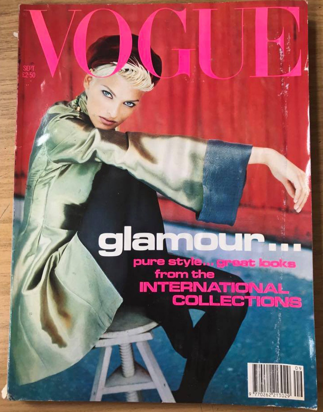Vogue Reino Unido septiembre de 1991 Regalo de cumpleaños Presente ...