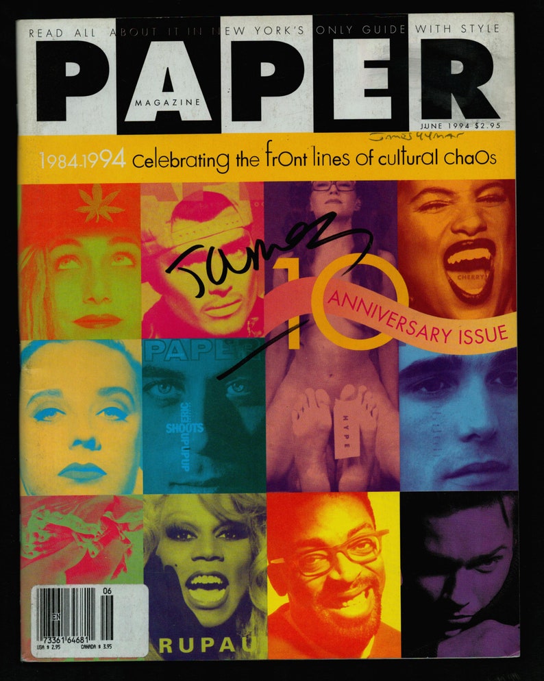 Paper June 1994 US American Original Pop Culture Fashion Magazine 10th ...