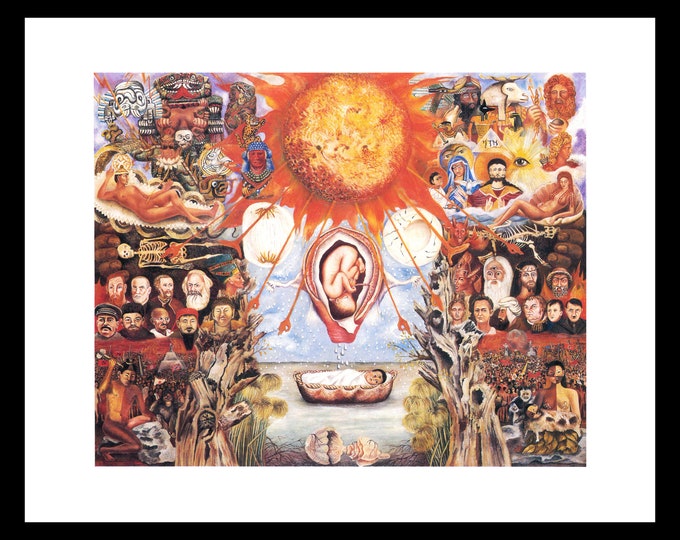Frida Kahlo Moses 1945 Original Tear Sheet Window Mounted Ready for ...