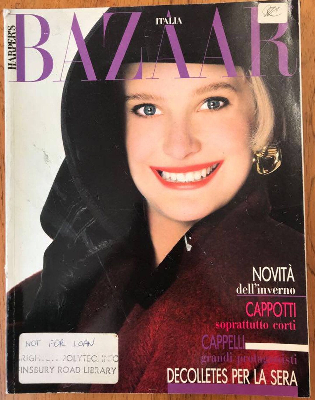 Harpers Bazaar Italia No 8 Aug 1987 Foreign Original Vintage Rare Retro ...