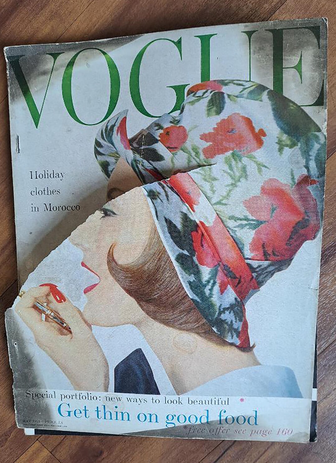 Vogue UK May 1958 Original Vintage Fashion Magazine William Klein ...