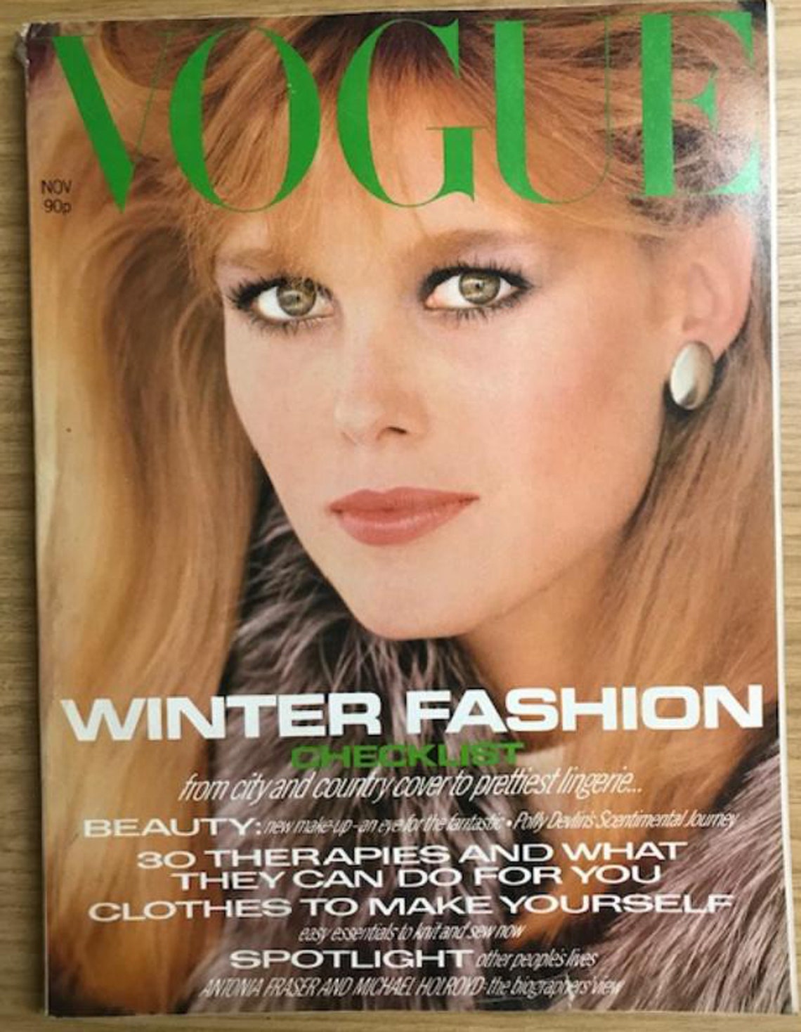 Vogue UK November 1980 British Original Vintage Fashion - Etsy