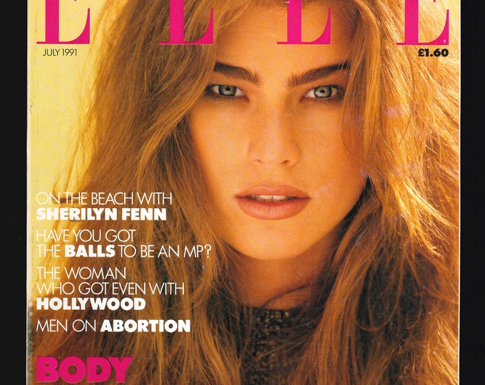 Elle UK July 1991 Original Vintage Fashion Magazine - Etsy