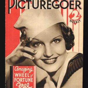 Picturegoer Film Movie Cinema Hollywood 1931 1932 1933 1934 Original ...