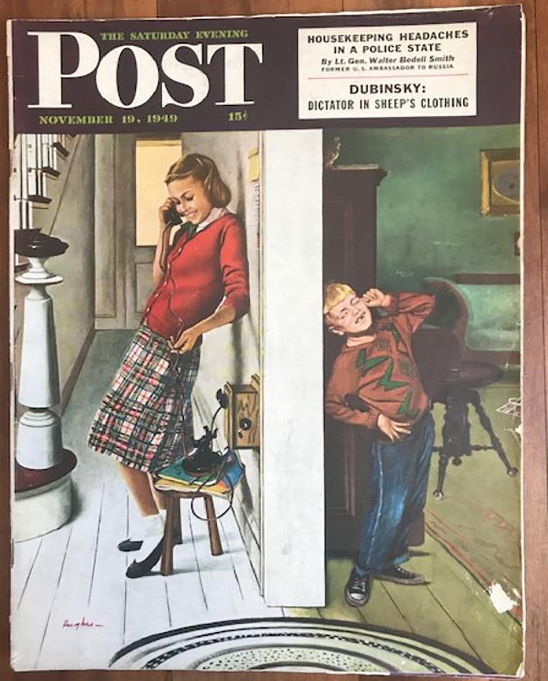Saturday Evening Post Nov 19 1949 Original Vintage Rare Retro Magazine ...