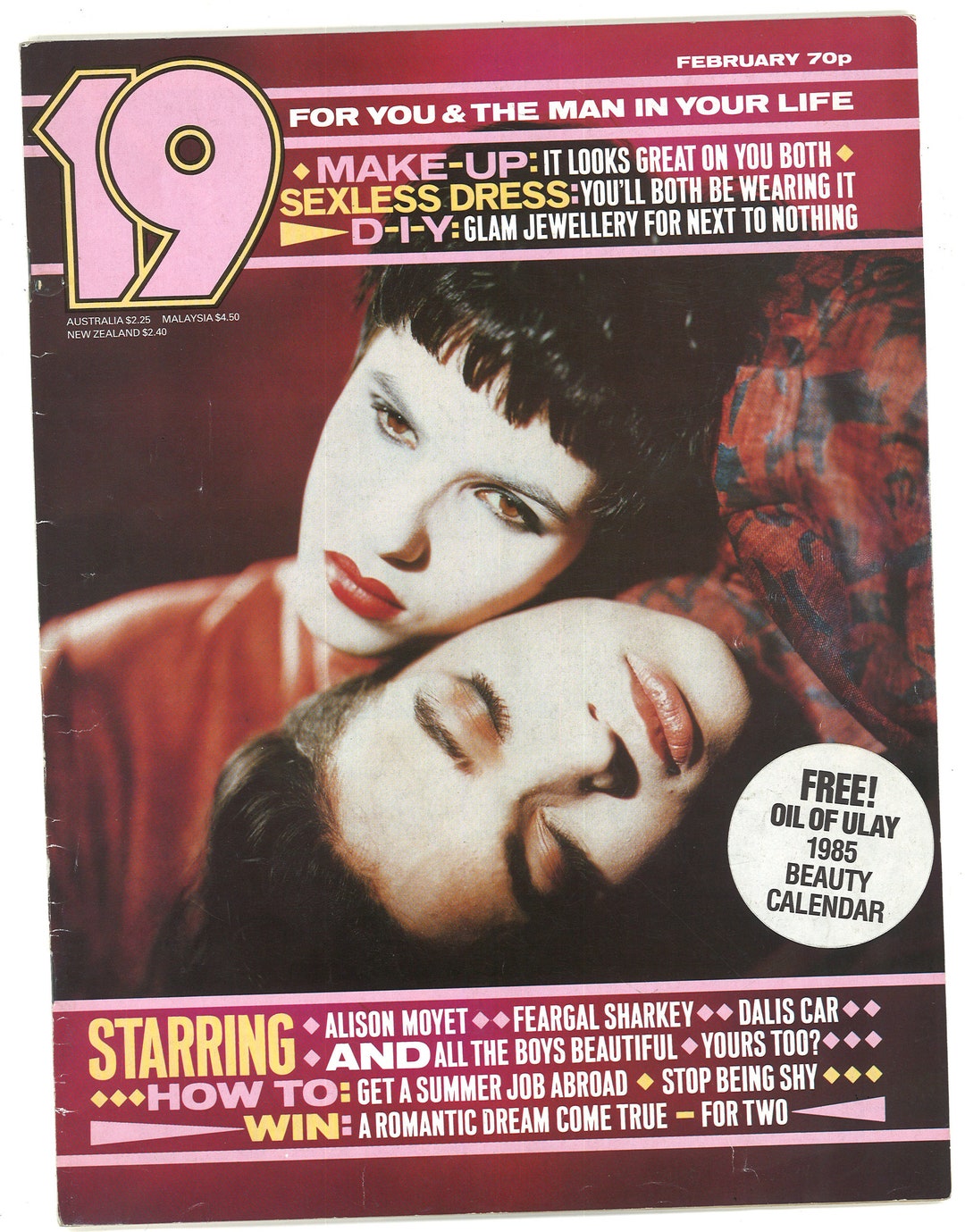 19 Magazine Feb 1985 British Original Rare Retro Vintage Fashion ...