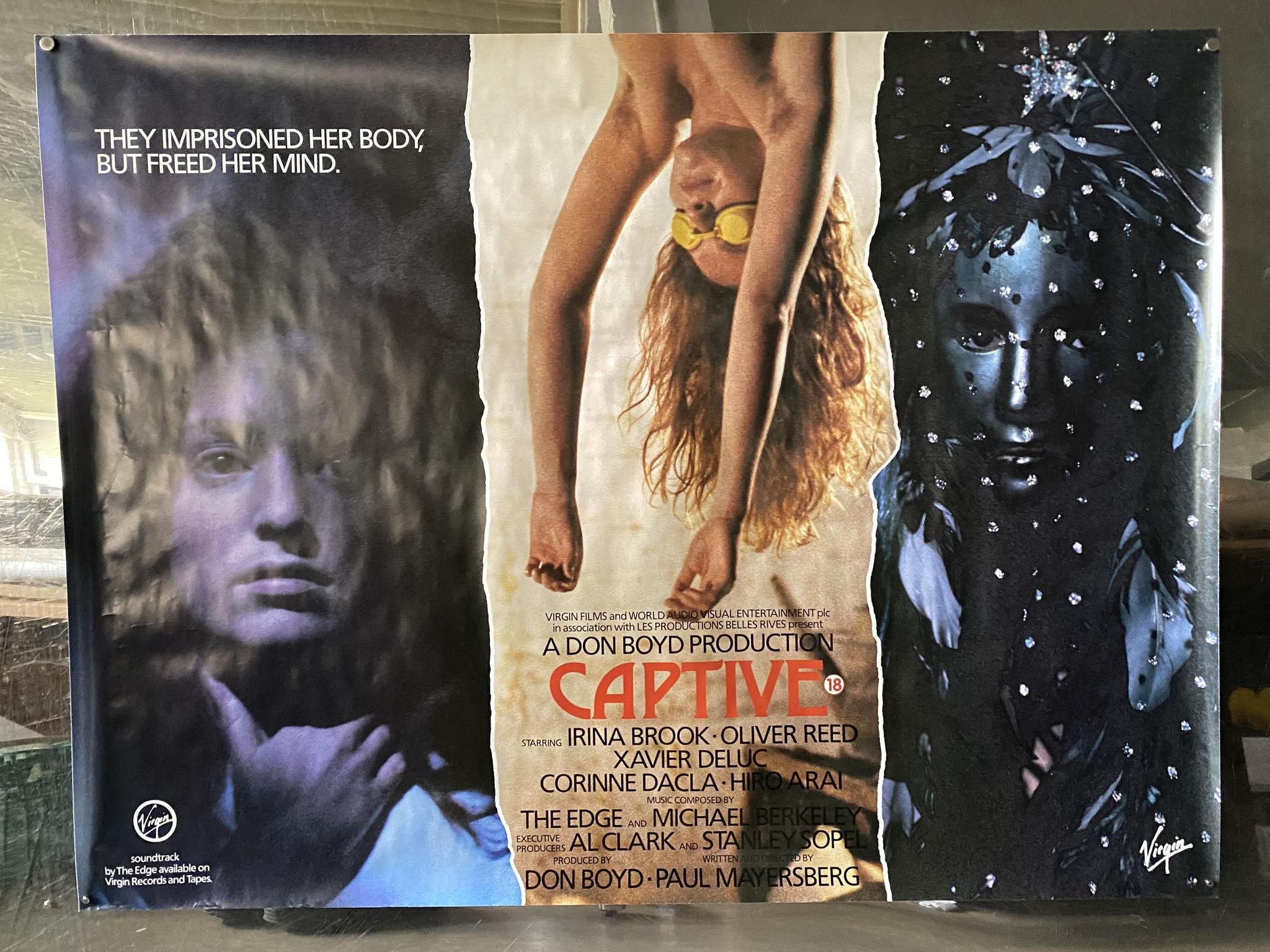 Captive, 1985 British Quad Movie Poster - Etsy