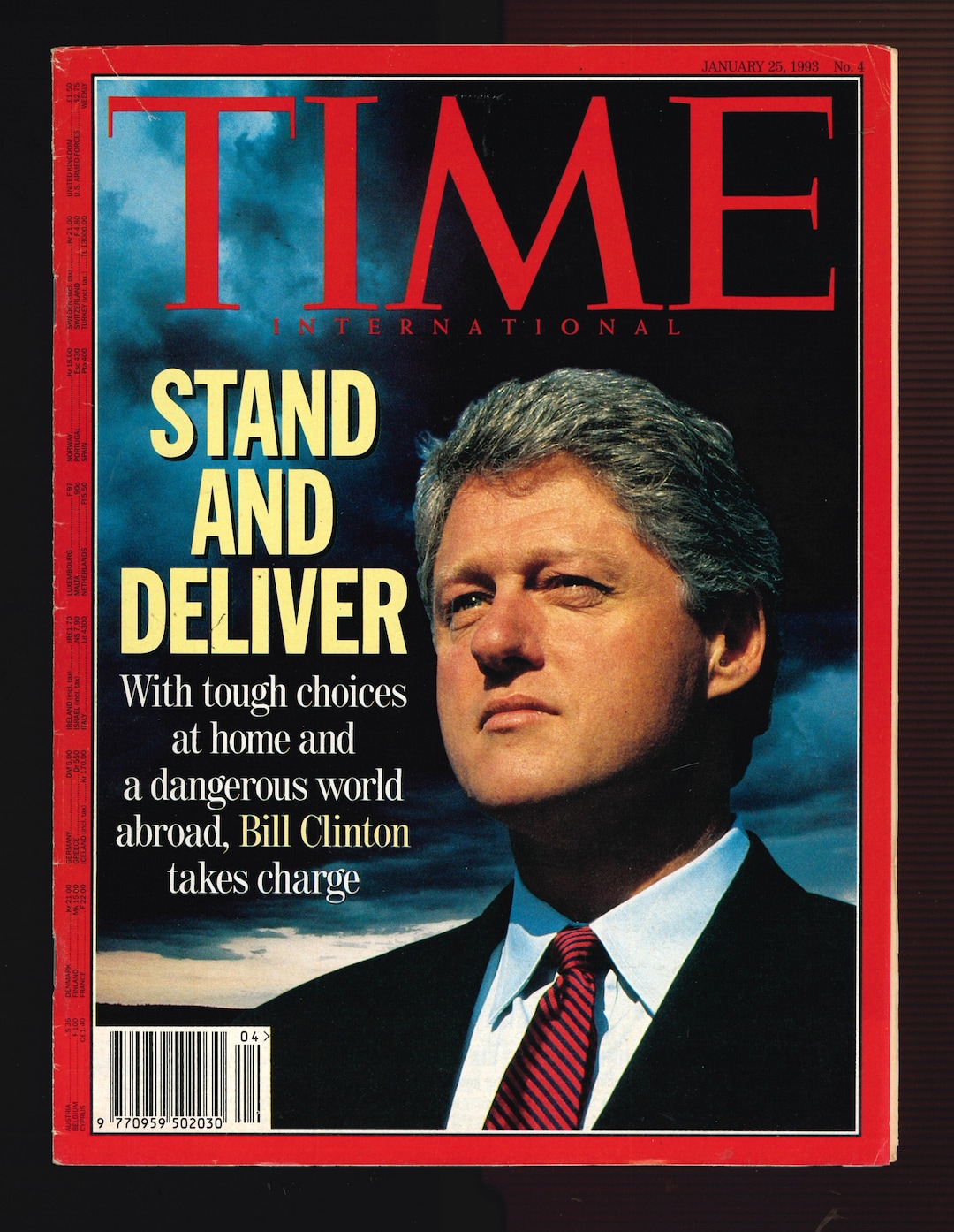 TIME JAN 20 1993 Vintage Magazine Bill Clinton - Etsy