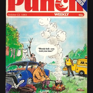 Punch Oct 1983 Bundle of 3 Copies Vintage Original Satire Magazine ...
