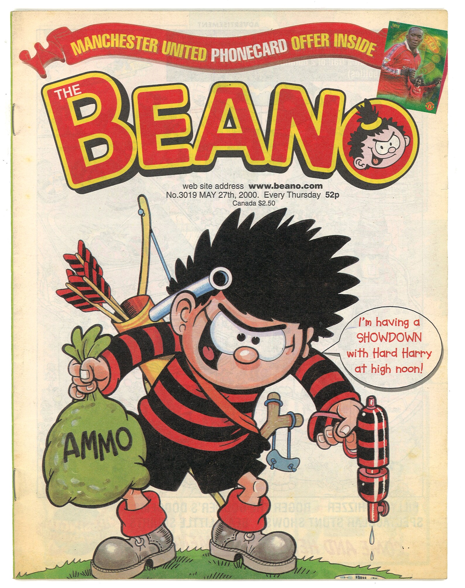 Beano no 3019 May 27 2000 UK Original British Vintage Comics | Etsy