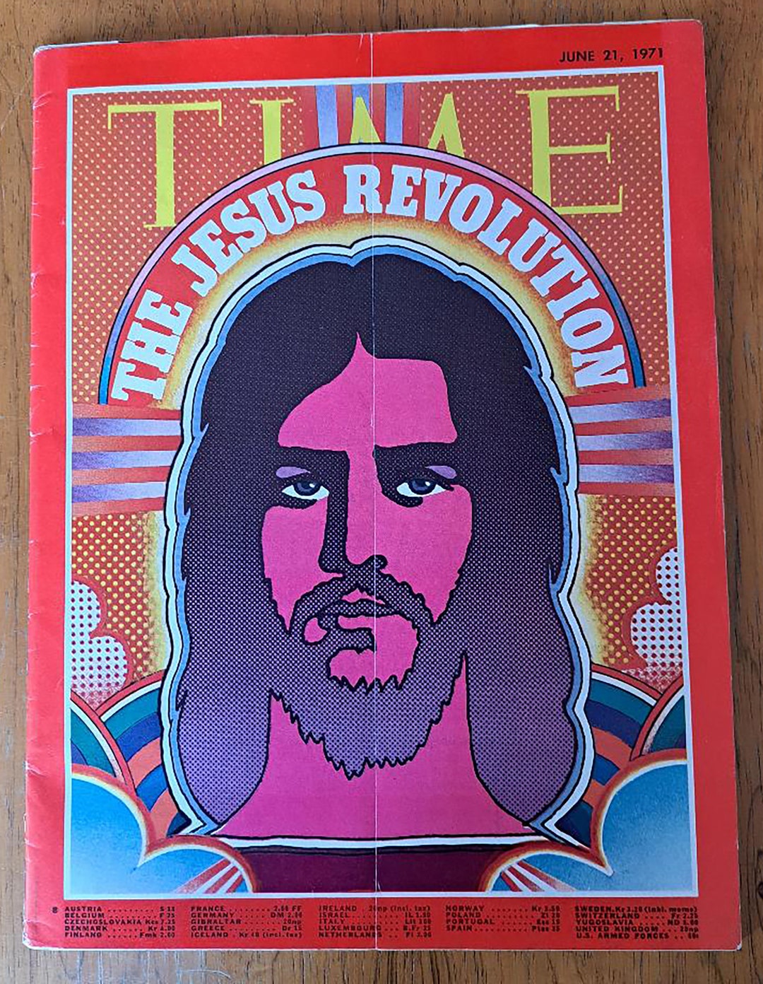 TIME June 21 1971 Vintage Magazine the Jesus Revolution Lonnie Frisbee ...