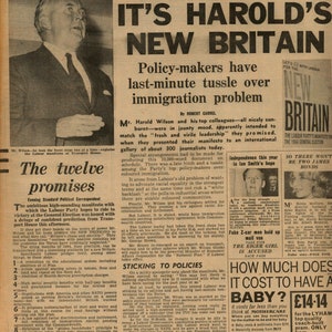 Evening Standard Sept 11 1964 Original Vintage Rare Newspaper Birthday ...