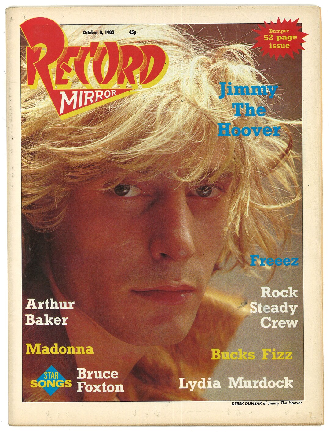 Record Mirror Oct 8 1983 UK British Original Vintage Music Magazine ...