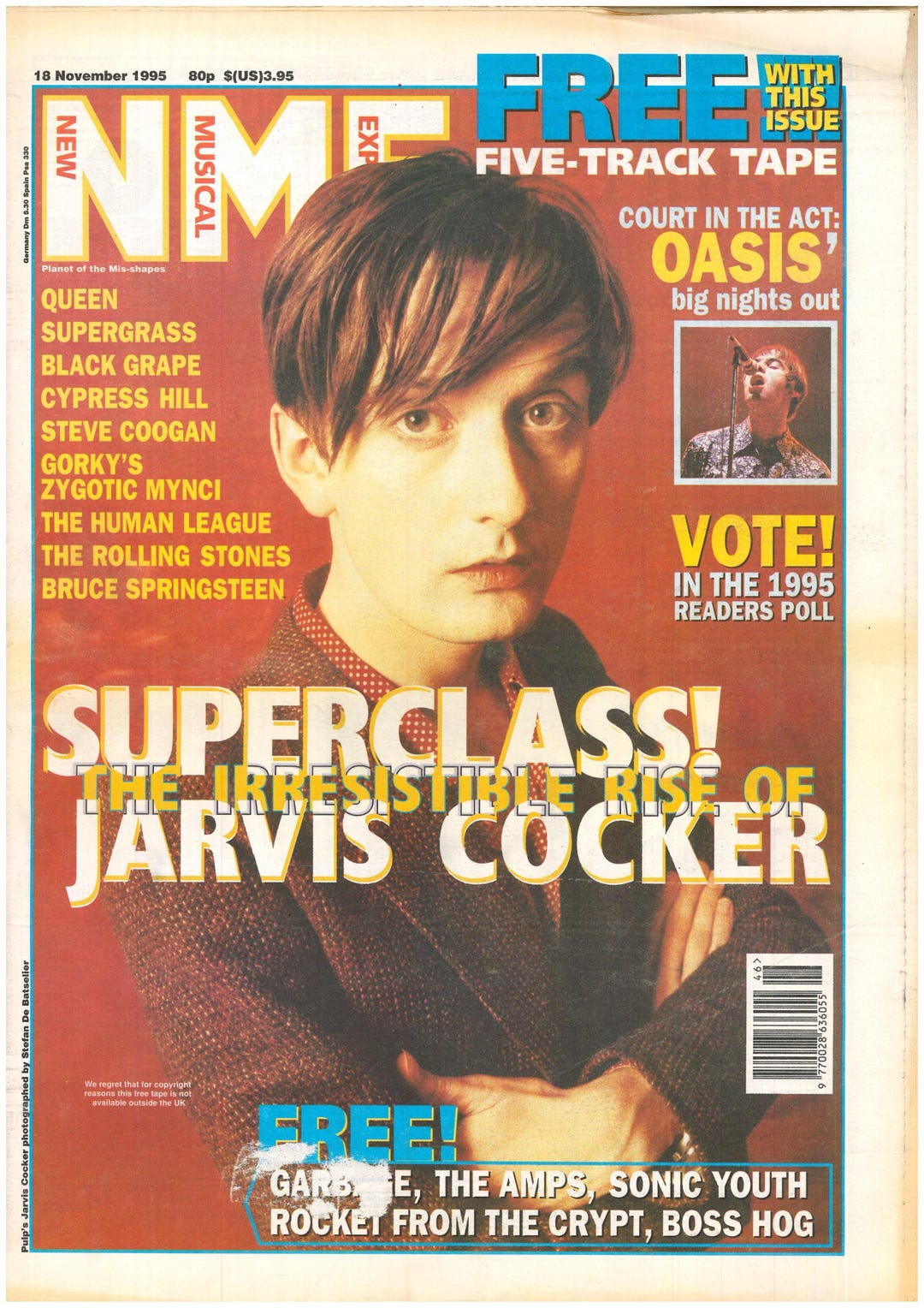 NME 18 Nov 1995 Music Newspaper - Etsy