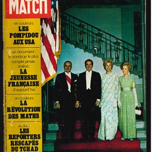 Paris Match March - Aug 1970 Original Vintage Magazine - Etsy