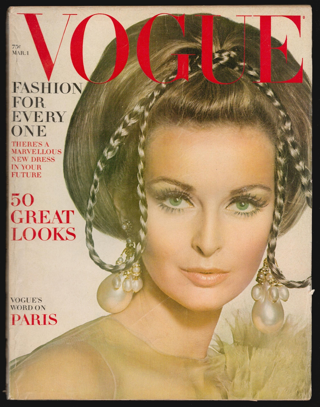 Vogue US March 1 1967 Original Vintage American Fashion Magazine ...