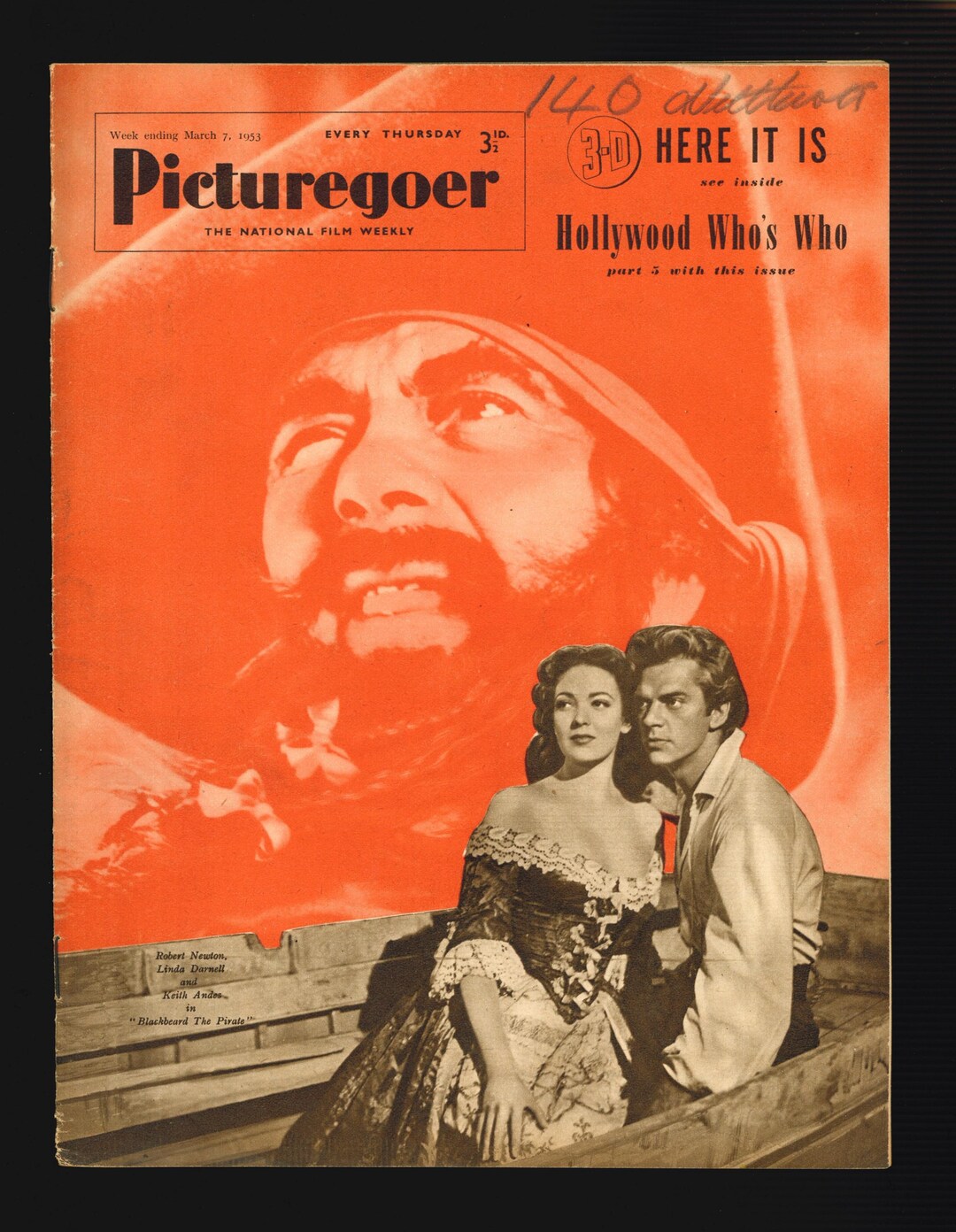 Picturegoer Film Movie Cinema Hollywood March April 1953 Original ...