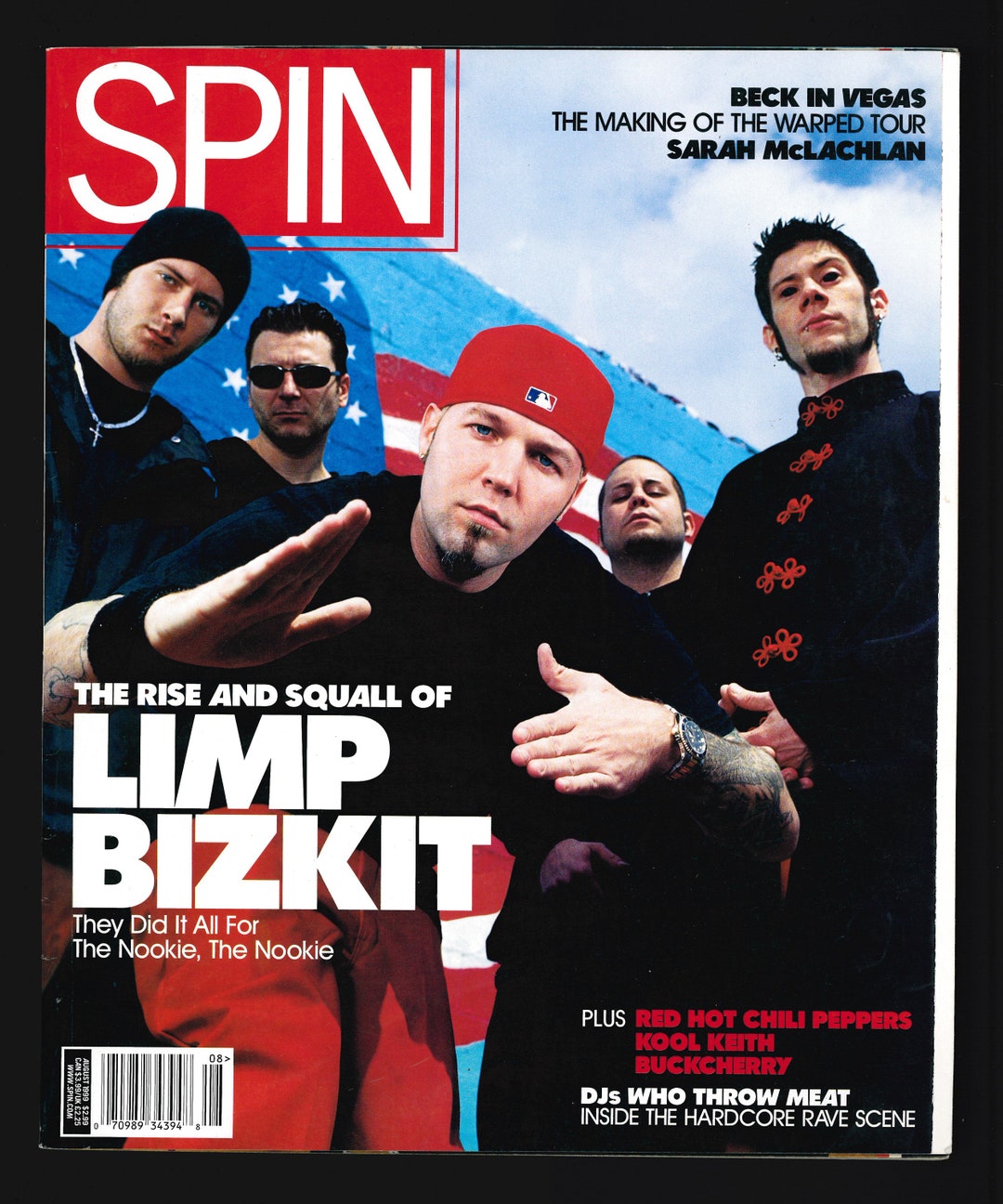 Spin Aug 1999 Music Magazine LIMP BIZKIT - Etsy