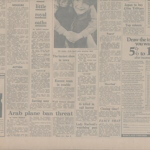 Daily Express Oct 31 1972 Original Vintage Rare Newspaper - Etsy UK