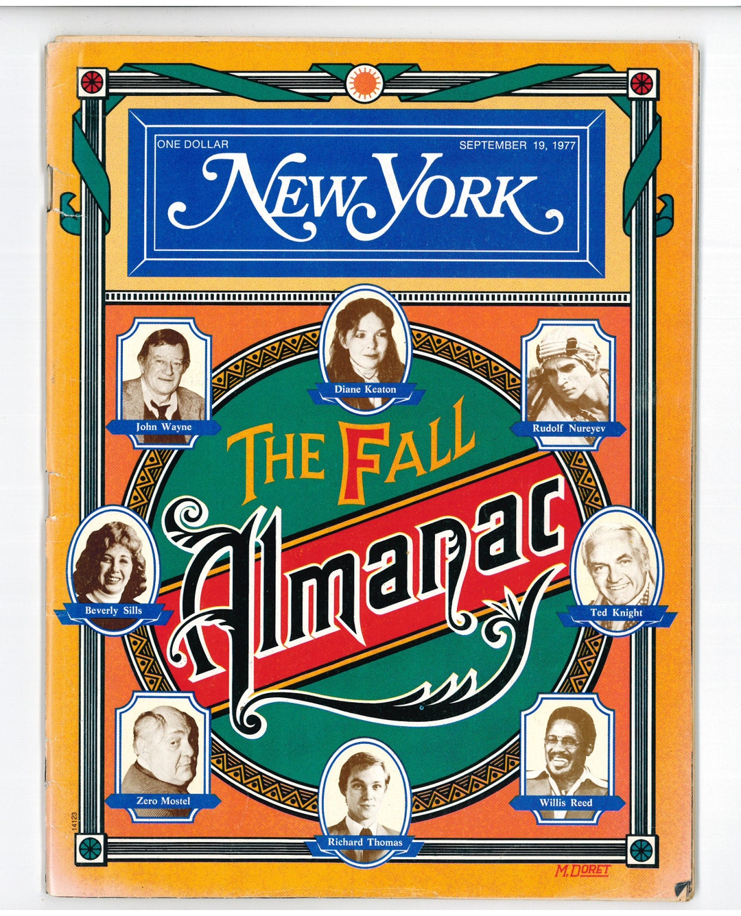 New York Sept 19 1977 Vintage Magazine the Fall Almanac - Etsy