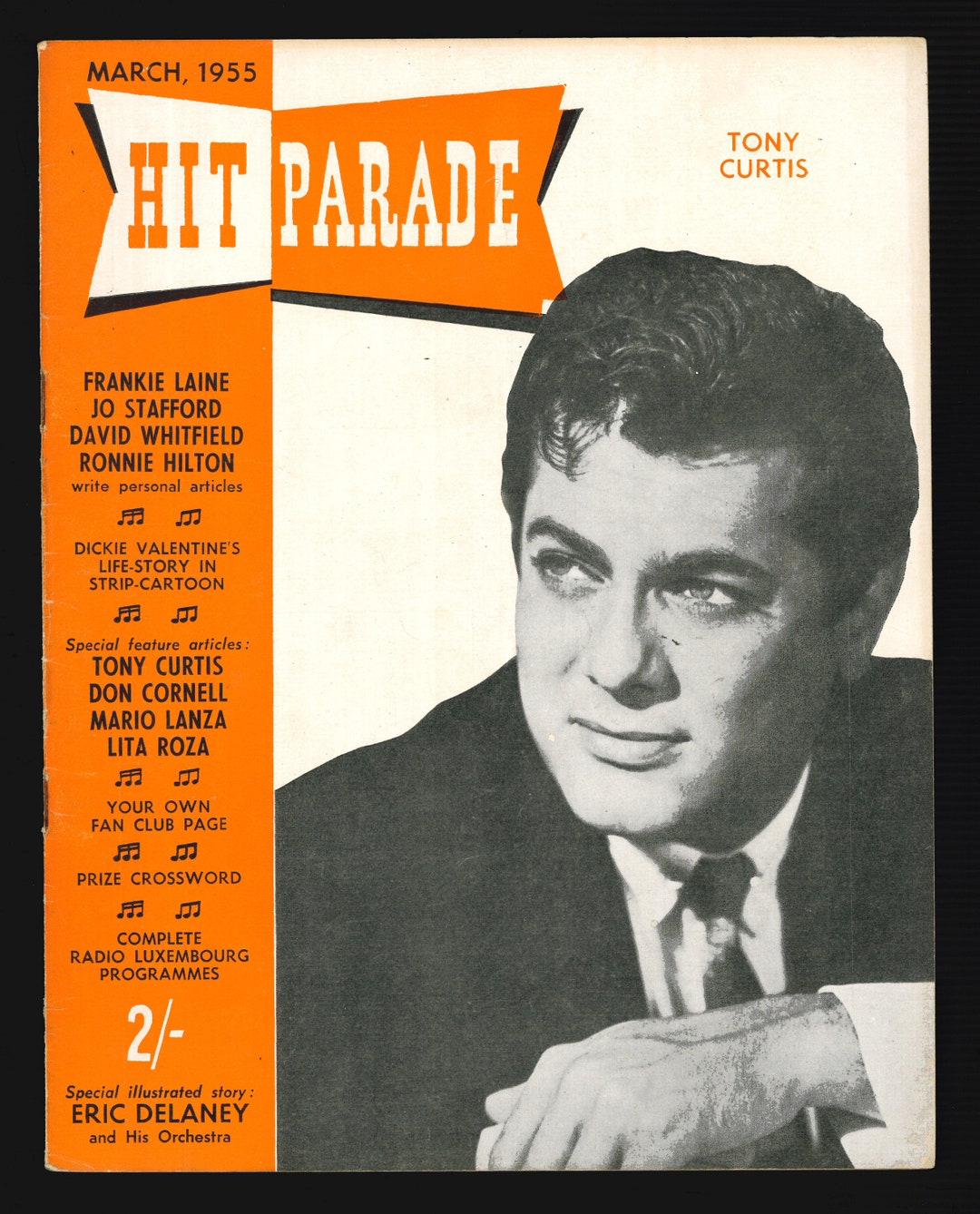 Hit Parade Vol 1 No 10 Mar 1955 Original Magazine Rock N Roll Tony ...