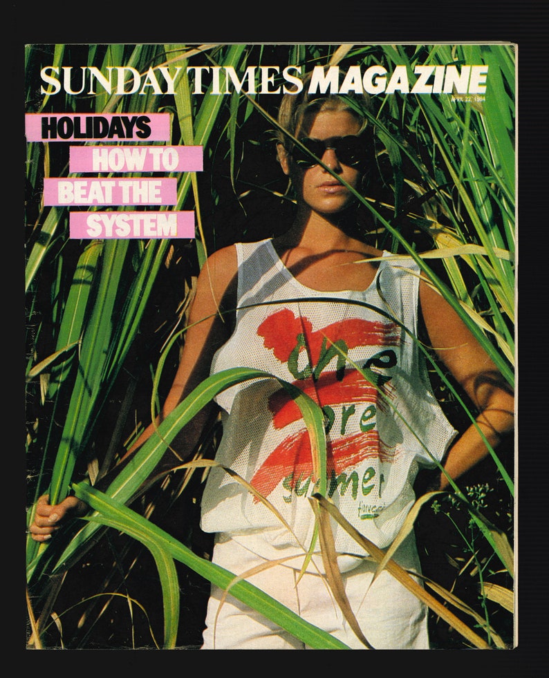 Sunday Times Supplement Magazine April 22 1984 40th Birthday - Etsy