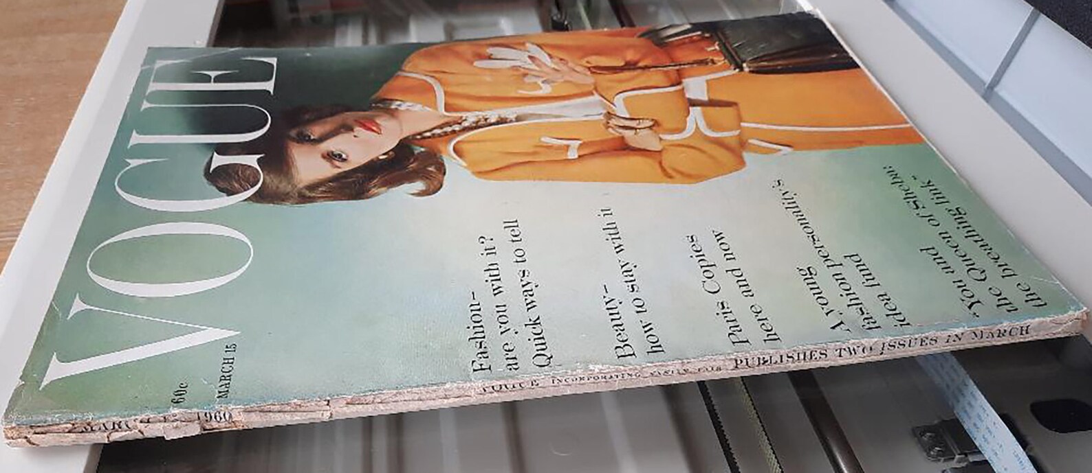 Vogue US March 15 1960 Original Vintage American Fashion Magazine Horst ...
