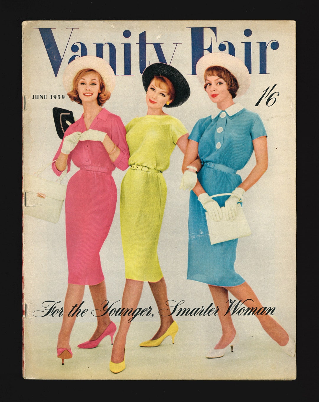 Vanity Fair June 1959 Rare Retro Vintage Original Fashion Magazine - Etsy