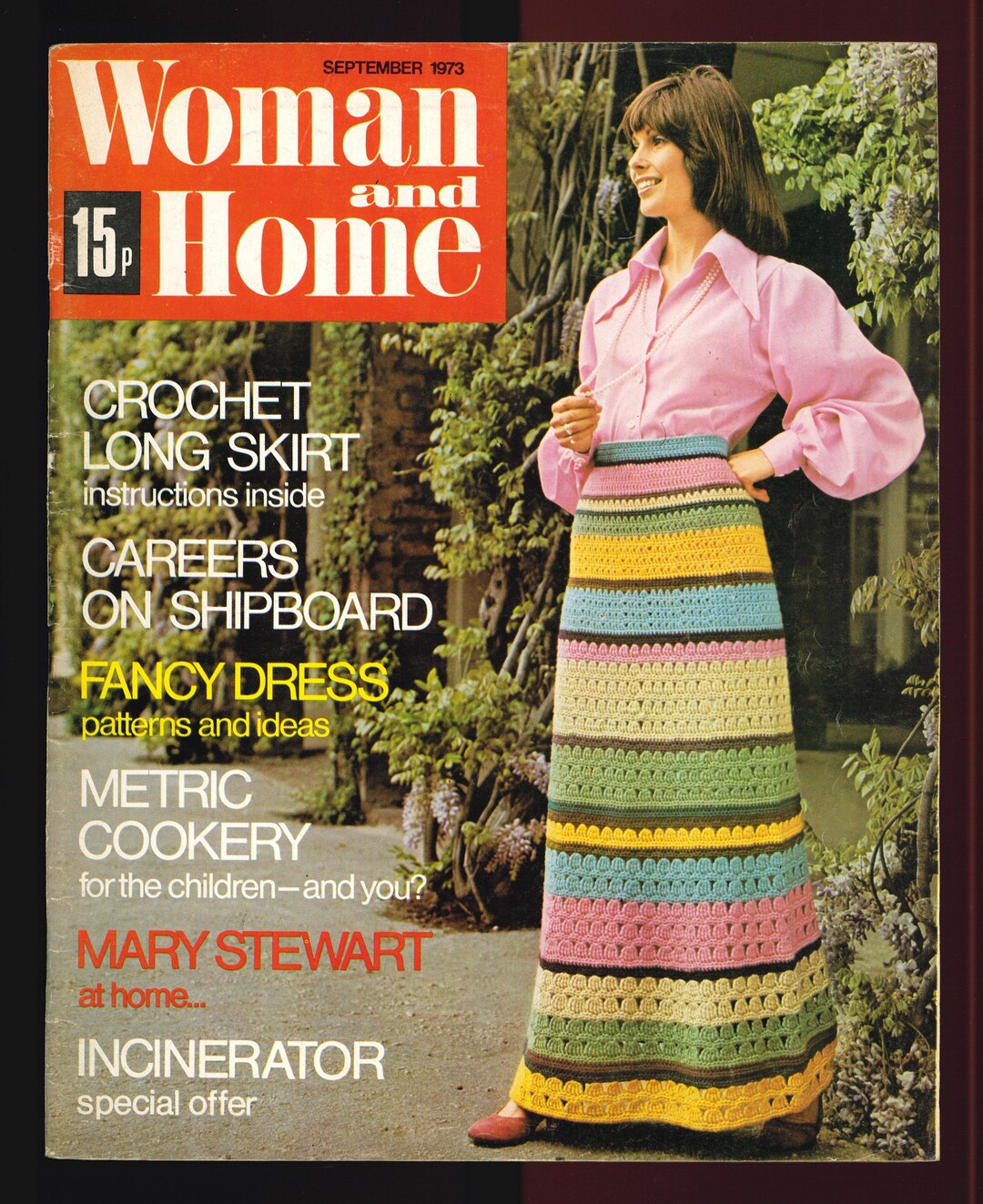 Woman and Home Sept 1973 Vintage Women’s Magazine Knitting Patterns ...